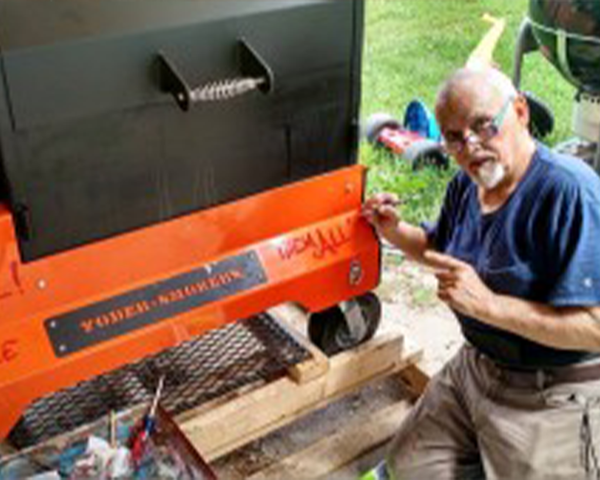Noah’s Customized YS640 Comp Cart - Yoder Smokers
