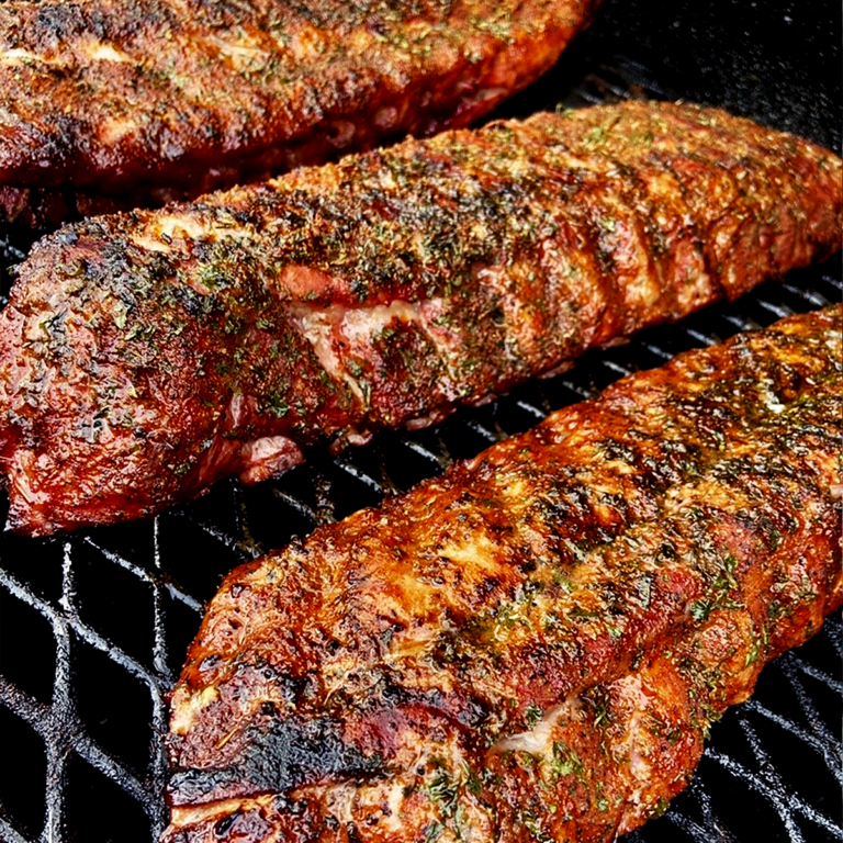 Apple Wood Smoked Baby Back Ribs on the Loaded Wichita - Yoder Smokers