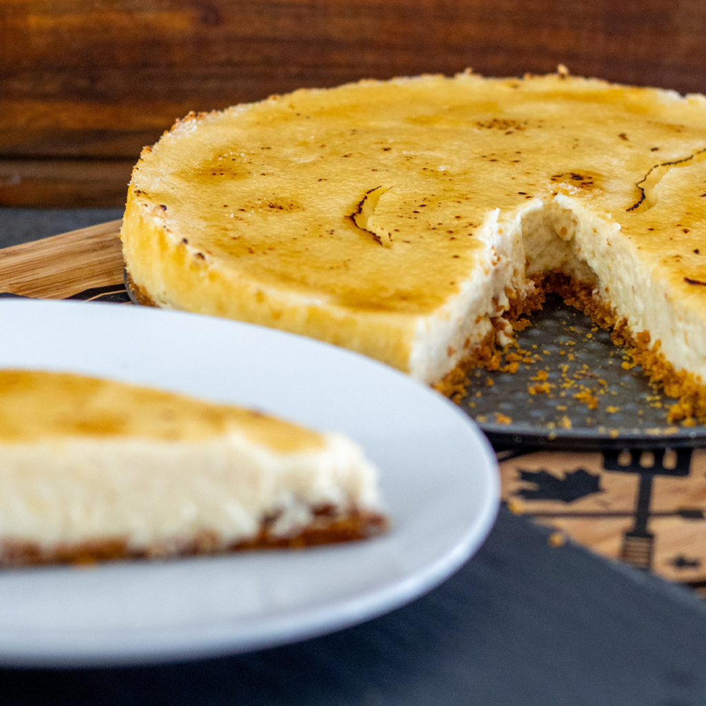 Smoked Crème Brûlée Cheesecake - Yoder Smokers